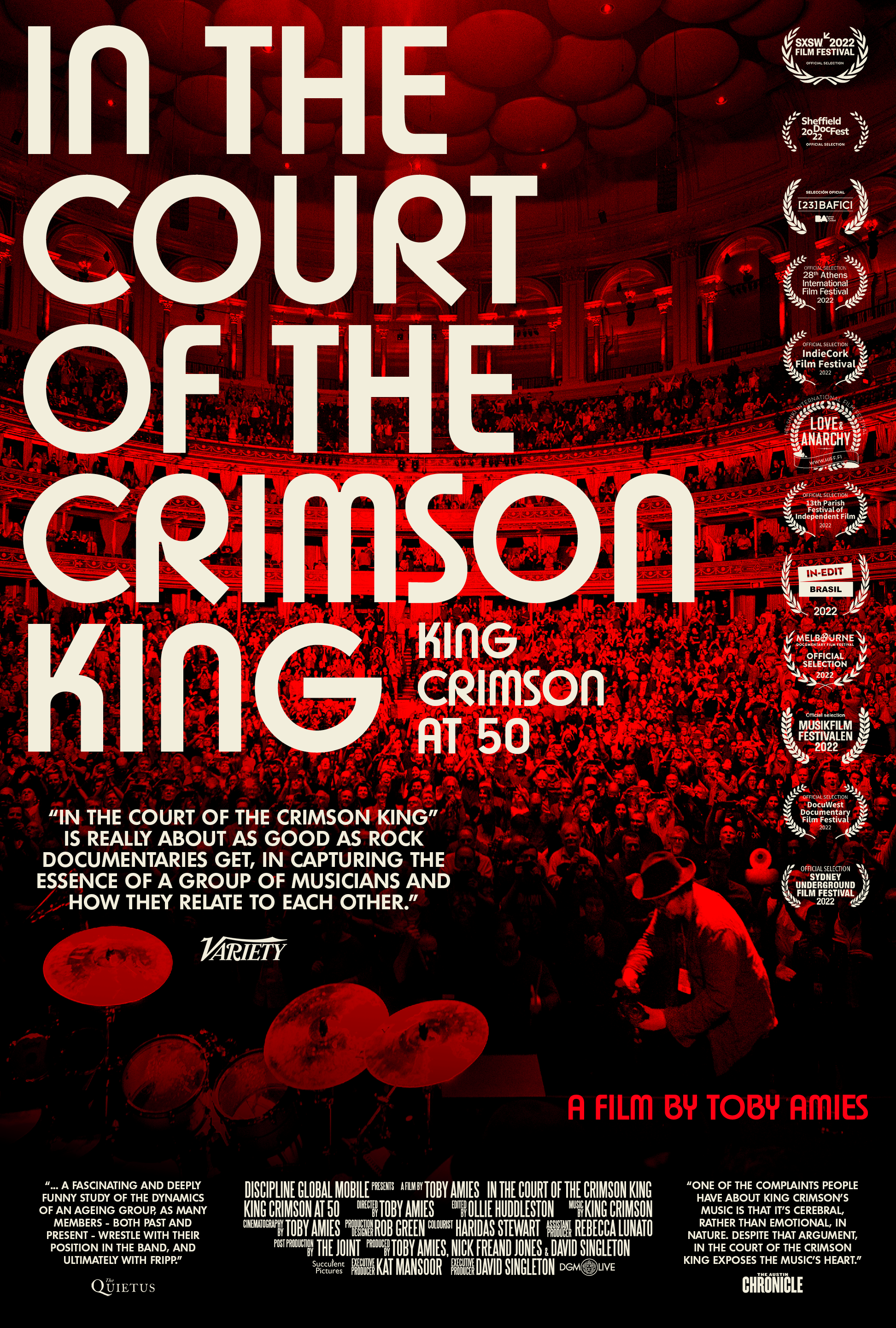 IN THE COURT OF THE CRIMSON KING: KING CRIMSON AT 50 | Austin Film Society